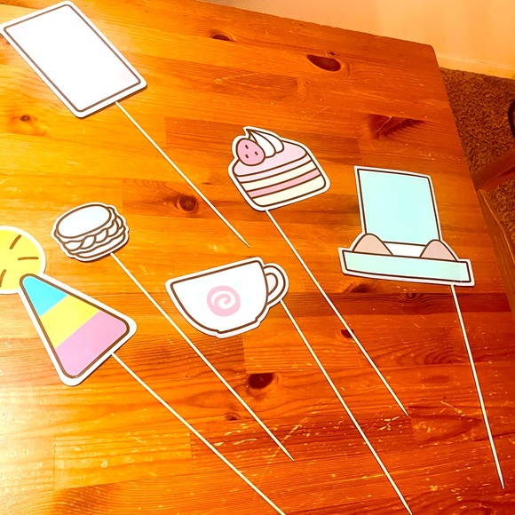Pusheen | Party Supplies | Pusheen Themed Photo Birthday Props | Poshmark